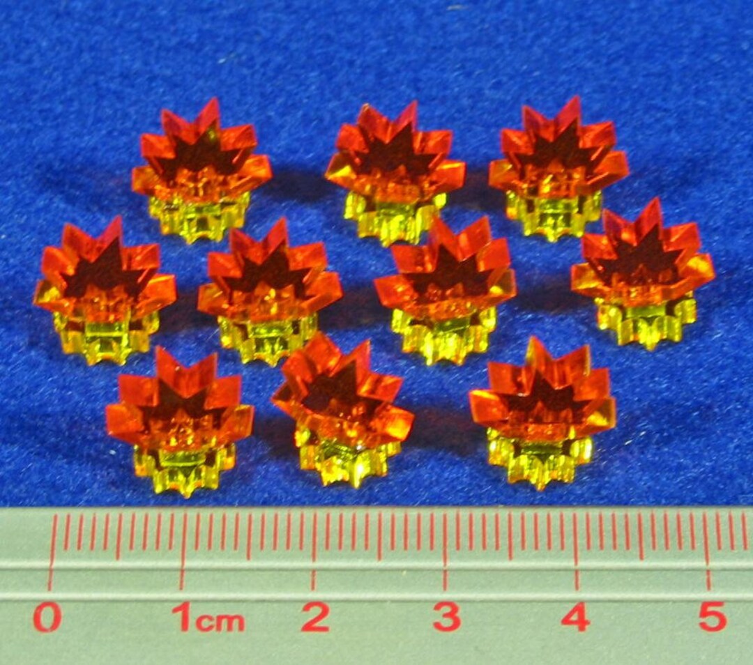 LITKO Blast Markers, Micro, Transparent Yellow & Fluorescent Amber 10 ...