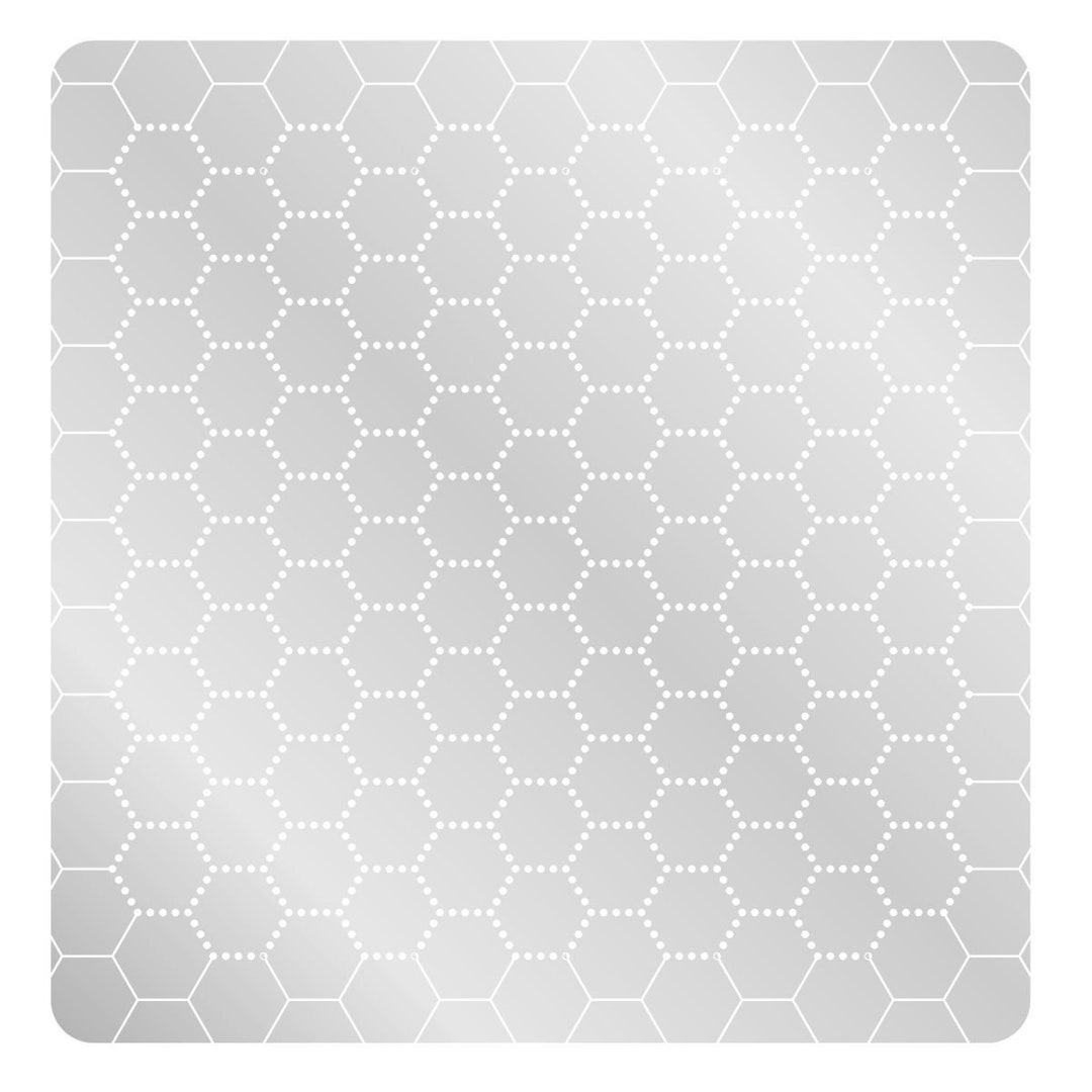 LITKO 1-inch Hex Grid Stencil Dot Pattern - Etsy