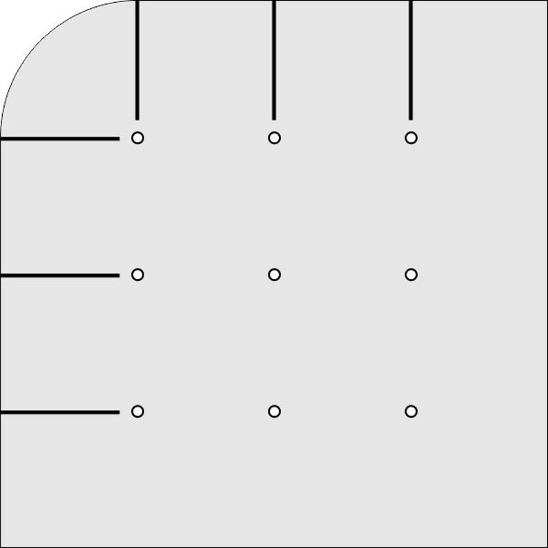 Custom Grid Stencil Square Stencil Hexagon Stencil - Etsy