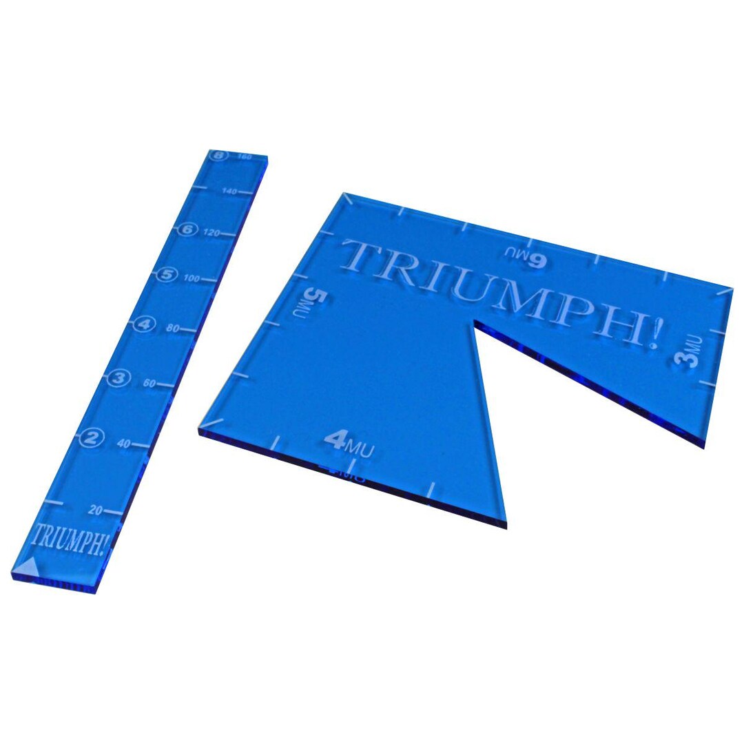 LITKO Ruler and Notch Gauge Set Compatible With TRIUMPH!, Fluorescent ...