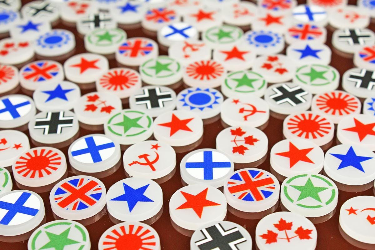 LITKO World War II Army Tokens | WWII Winter War Tokens | Campaign ...