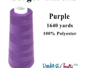 Madeira Poly Burgundy 2000YD Serger Thread 91288811 - Etsy