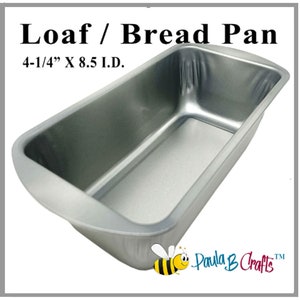 9 Loaf Bread Pan I.D. 4.25 X 8.5 Paula B Crafts - Etsy
