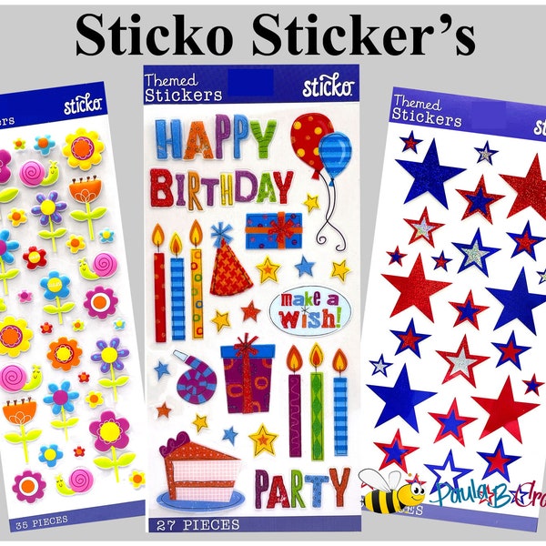 Sticko Stickers - Etsy