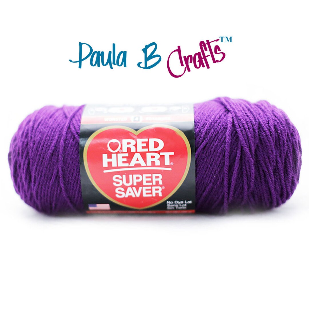DARK ORCHID Red Heart Super Saver Yarn 7 Oz 364 Yards - Etsy