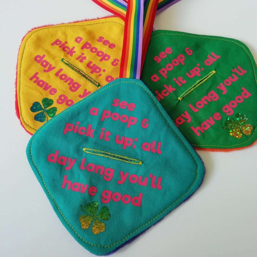 Lucky Poop Bag Holder Dog Poo Bag Dispenser - Etsy