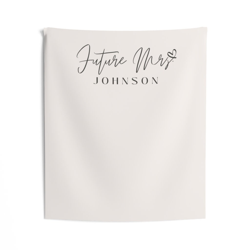 Future Mrs Bridal Shower Backdrop Bride to Be Bachelorette - Etsy