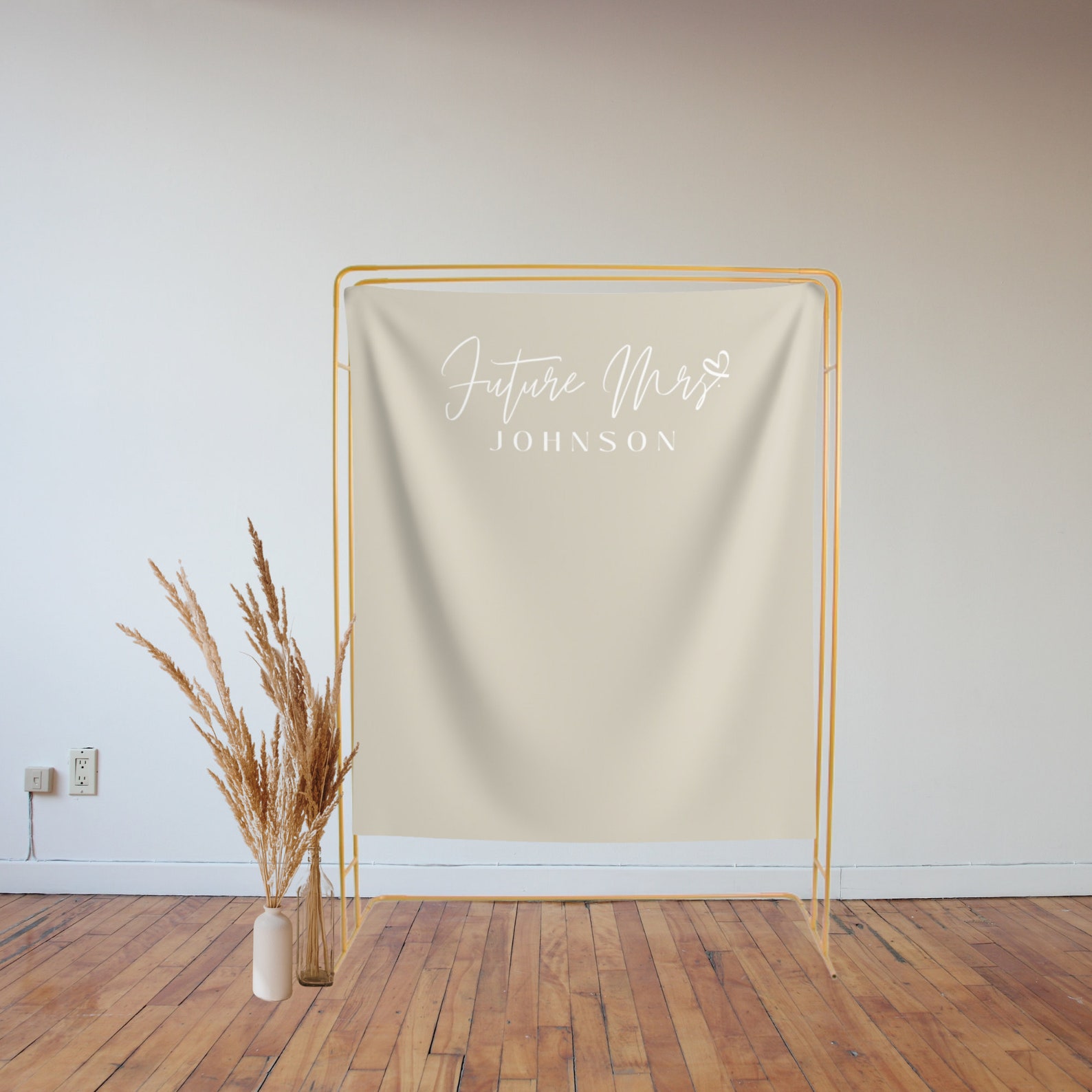 Future Mrs Bridal Shower Backdrop, Bride to Be Bachelorette Backdrop ...