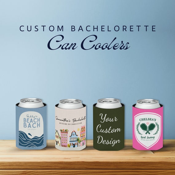 Personalized Koozies Koozies 🧢 Custom Bachelorette Koozie, Personalized ...