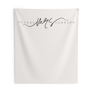 Modern Future Mrs Bridal Shower Backdrop, From Miss to Mrs Bride to Be ...