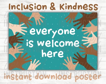 Todos Son Bienvenidos Aqui Everyone is Welcome Herediversity - Etsy