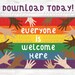 Everyone is Welcome Here Rainbow Poster: Classroom Poster, Classroom ...
