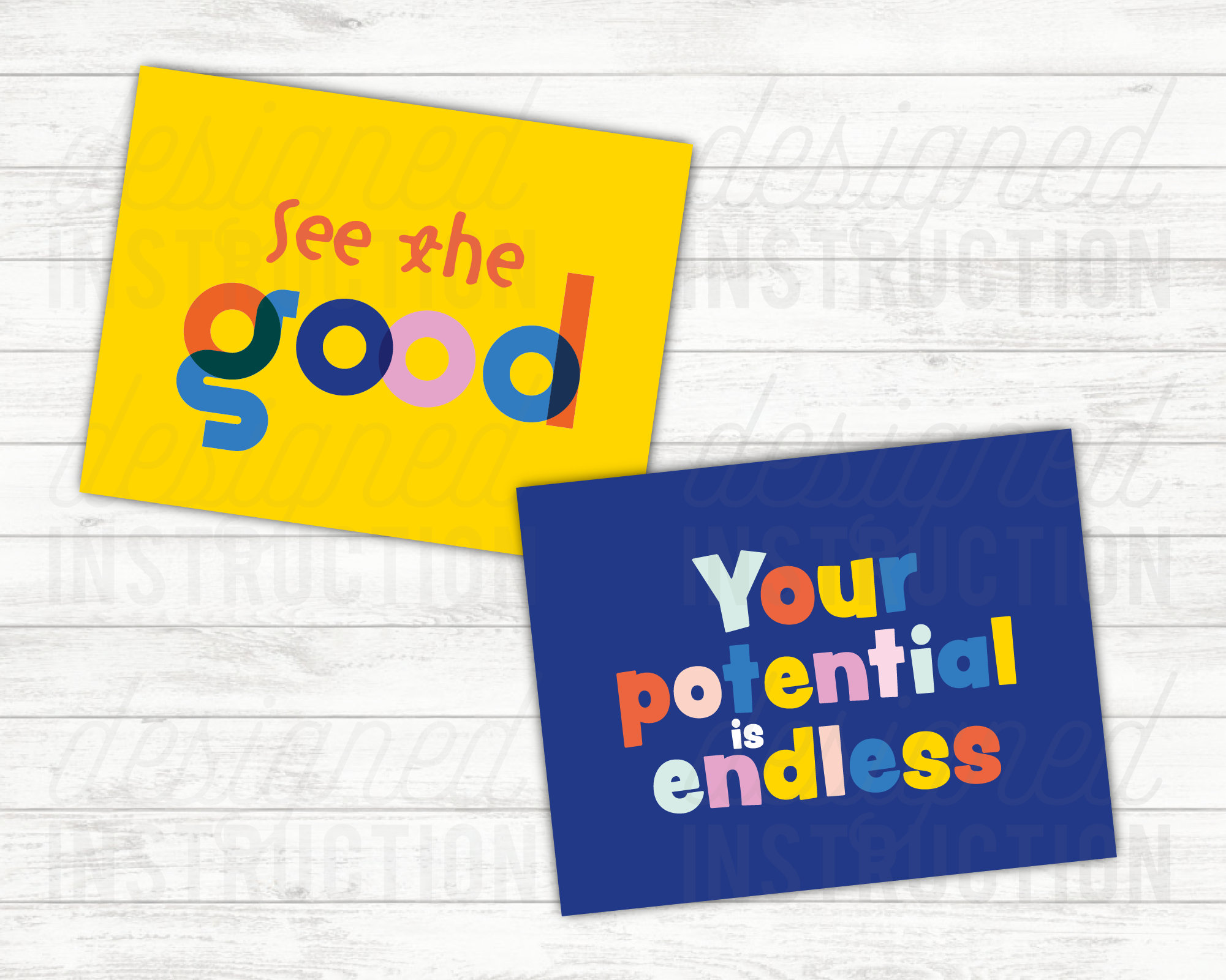 Classroom Motivational Poster Set: Colorful Decor (digital Download) - Etsy