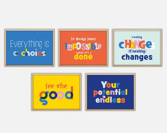 Classroom Motivational Posters Classroom Decor School - Etsy