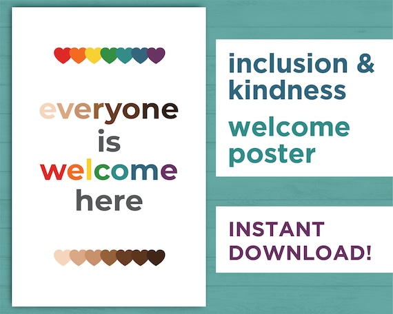 Office & School Supplies Classroom Inclusion Poster Spanish Classroom ...