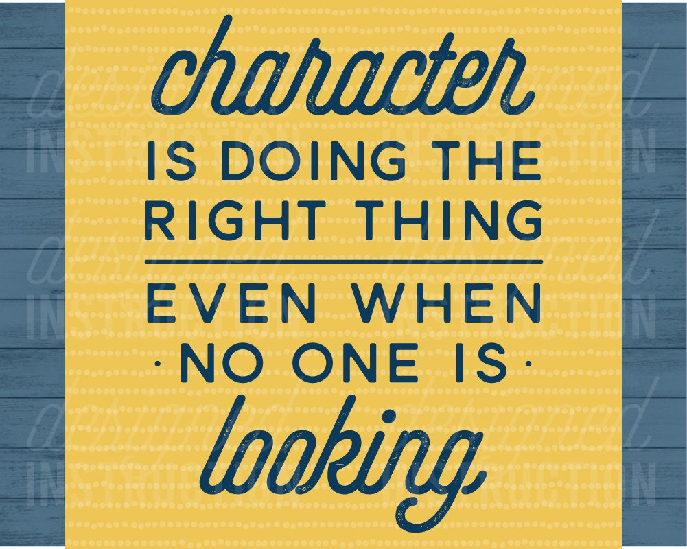 Good Character Trait Posters: Instant Download Motivation Educational ...