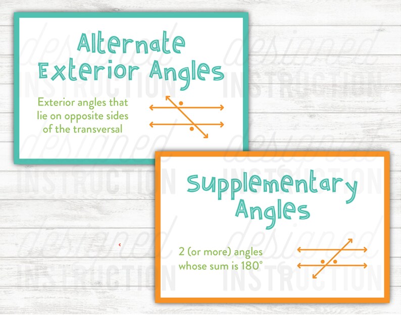 Angles Poster, Geometry Classroom, Math Classroom Decor, Geometry ...
