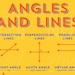 Angles and Lines Poster, Math Classroom Decor, Algebra Poster, Math ...