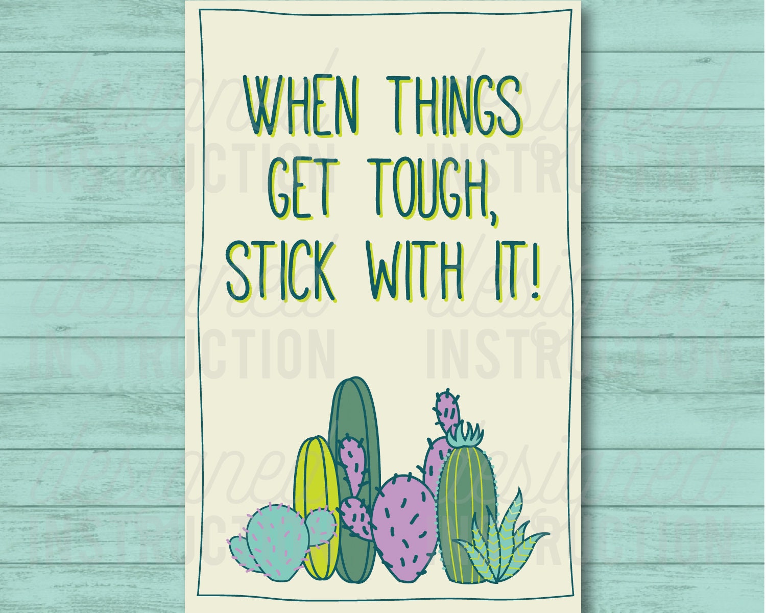 Classroom Kindness Succulents: Instant Download Motivation - Etsy