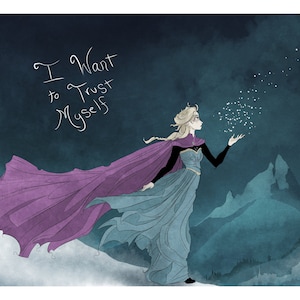 Elsa / Frozen / Disney / Fan Art / Princess / Feminist / Inspirational ...