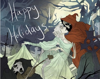 Christmas / Holiday / Card / Funny / Hilarious / Gothic / Goth / Unique ...