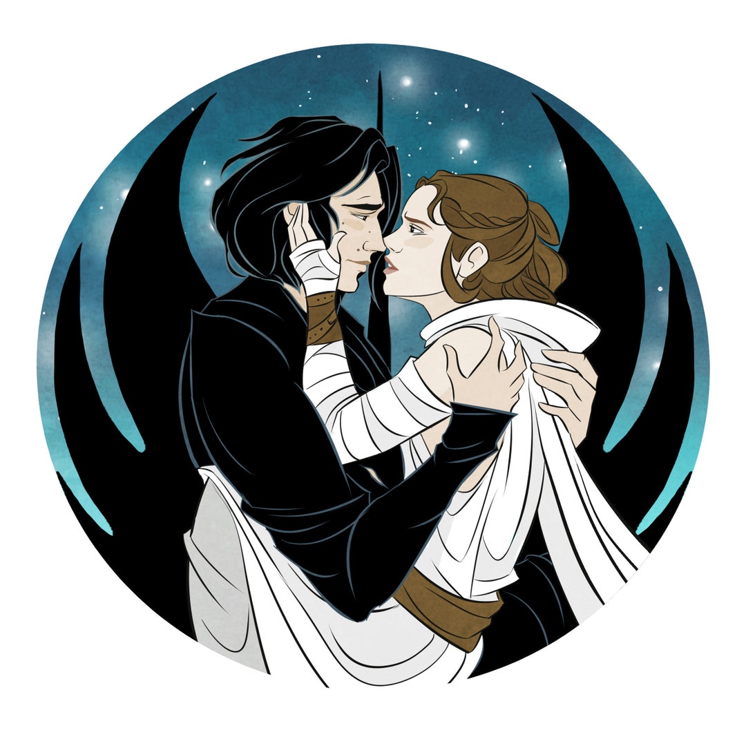 Reylo / Sticker / Disney / Geeky / Nerdy / Gift / Kiss / Skywalker ...