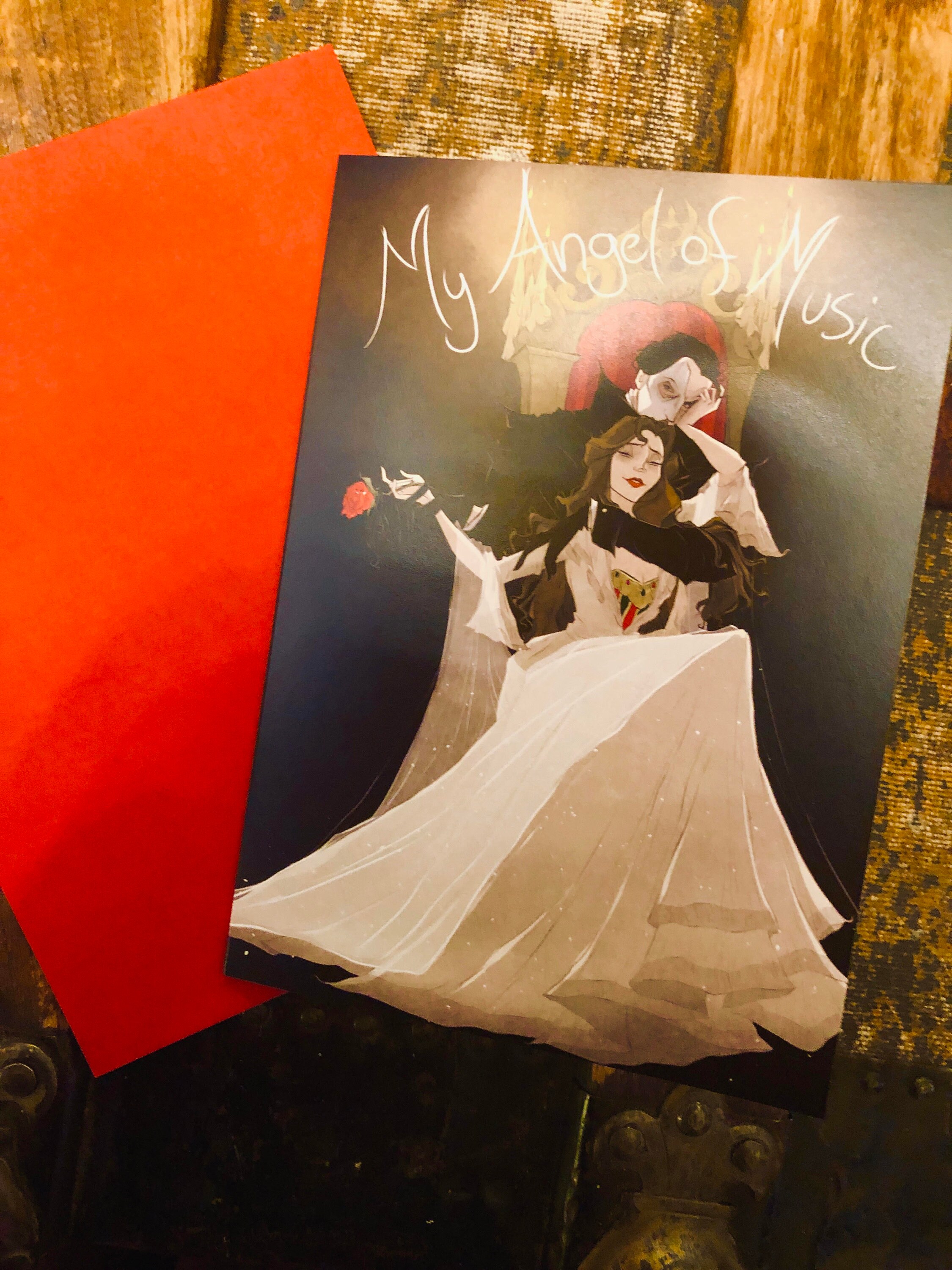 Dark humor / love / Card / Phantom of the Opera / Spooky / | Etsy