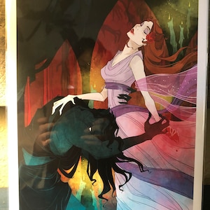 Hades / Persephone / Art Print / Gothic / Goth / Pluto / Proserpina ...