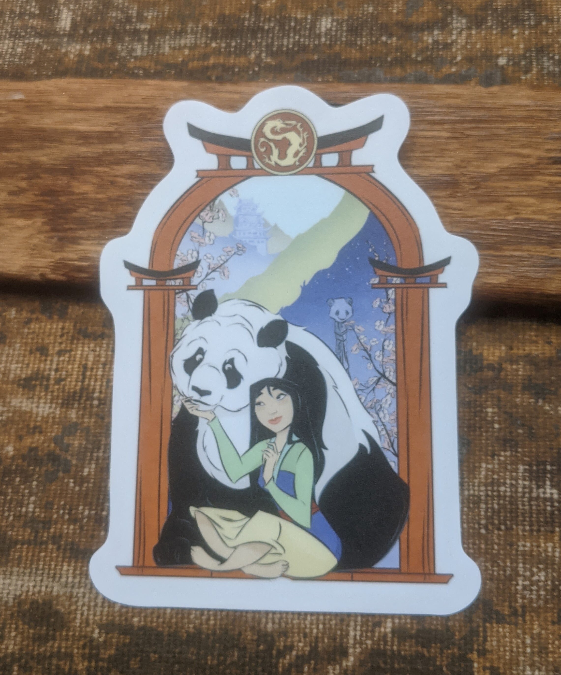 Mulan / Sticker / Vinyl / Waterproof / Decal / Panda / China / | Etsy