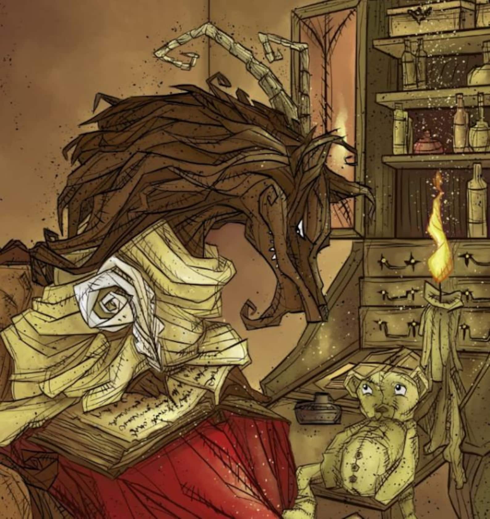 Wendigo / Art Print / Creature / Monster / Folklore / Lore / Teddy Bear ...