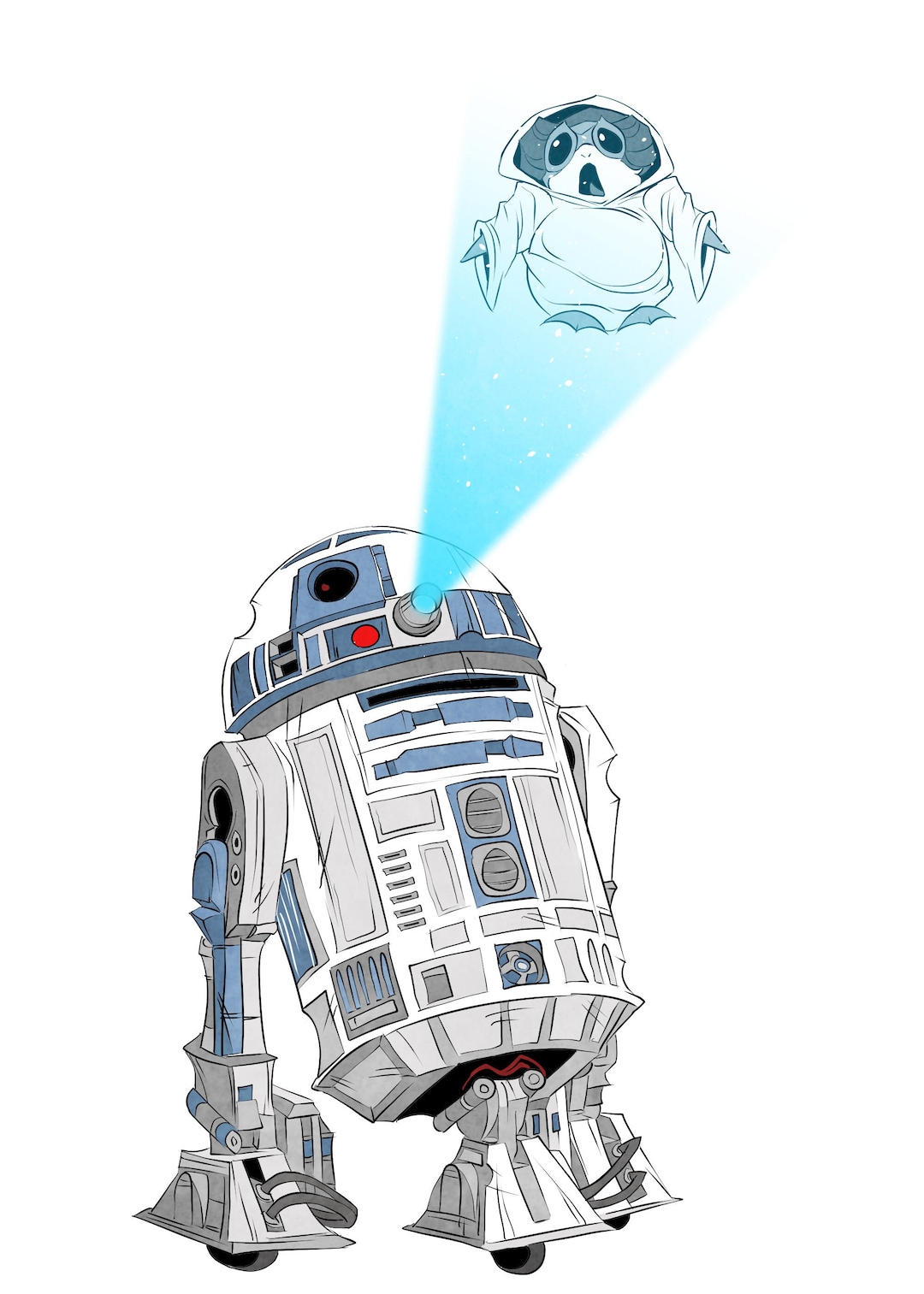 R2-D2 / Sticker / Vinyl / Waterproof / Decal / Fan Art / Star Wars ...