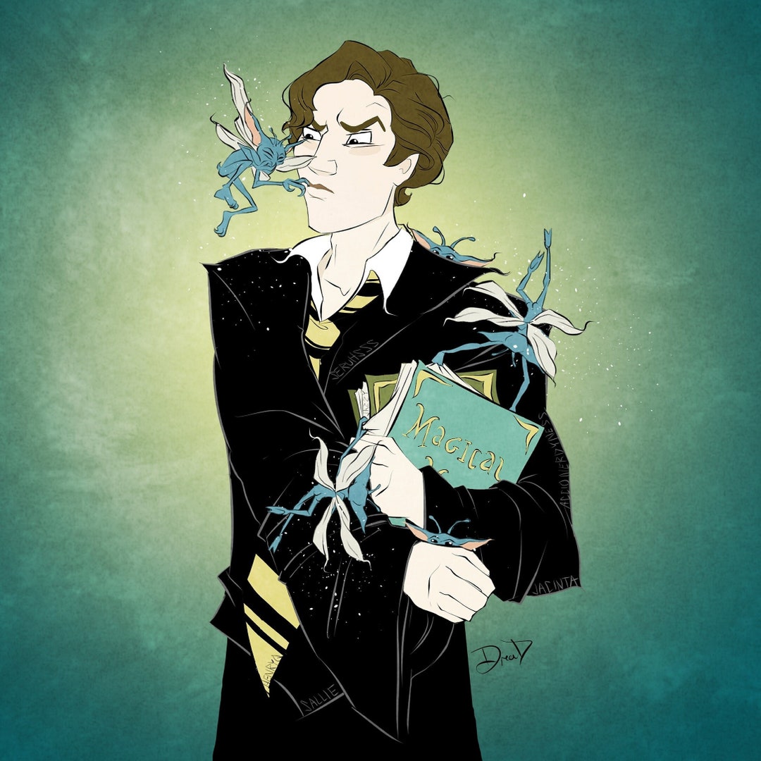Limited Edition 12 / JFF / Fan Art / Print / Wizard / Magic / Spell ...