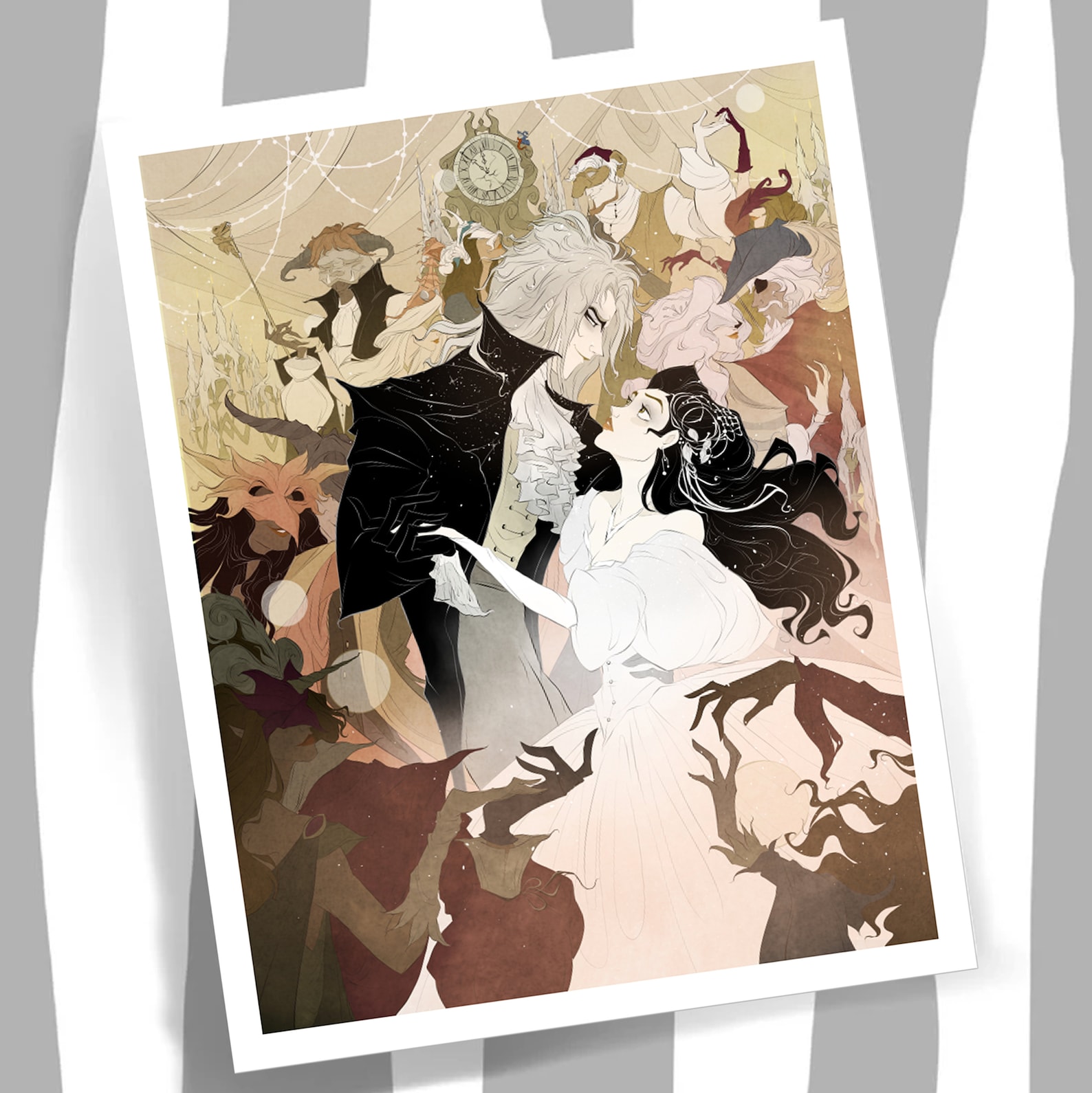 The Labyrinth / Fan Art / Masquerade / Halloween / Nerdy / | Etsy