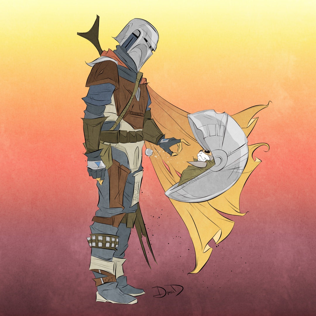 Limited Edition 24 / DD / Fan Art / Print / Geeky / Nerdy / Porg - Etsy
