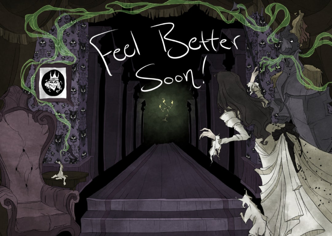 Get Well / Card / Greeting / Disney / Haunted Mansion / Funny ...