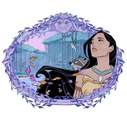 Pocahontas Meeko Vinyl Sticker 4 Inch | Etsy