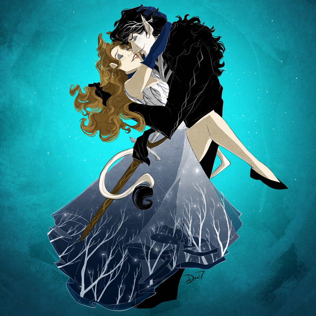 Limited Edition 14 / C-J / Fan Art / Print / Fantasy / Romantic / Geeky ...