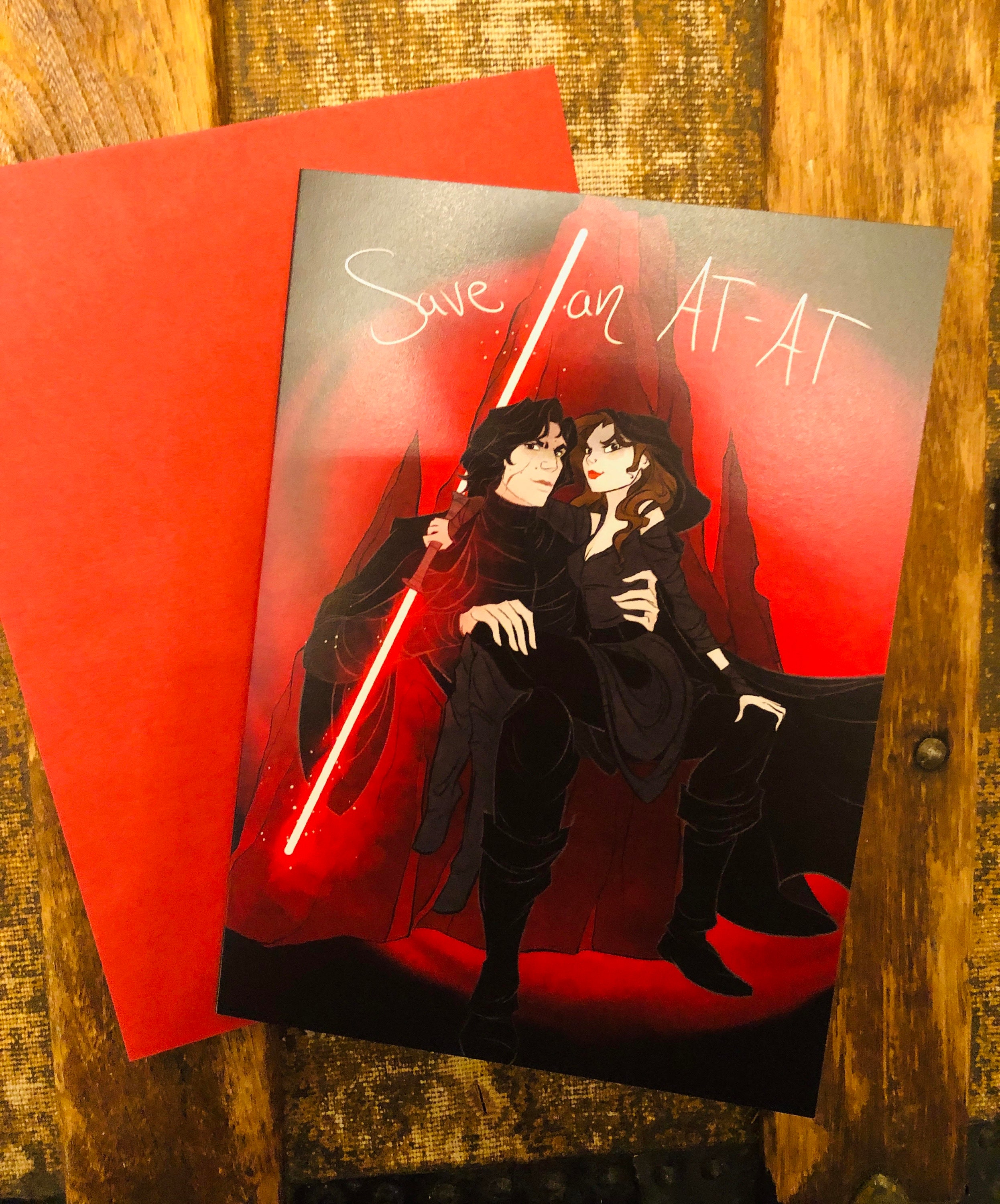 Dark Humor / Love / Card / Reylo / Spooky / Sith / Greeting / Gothic ...