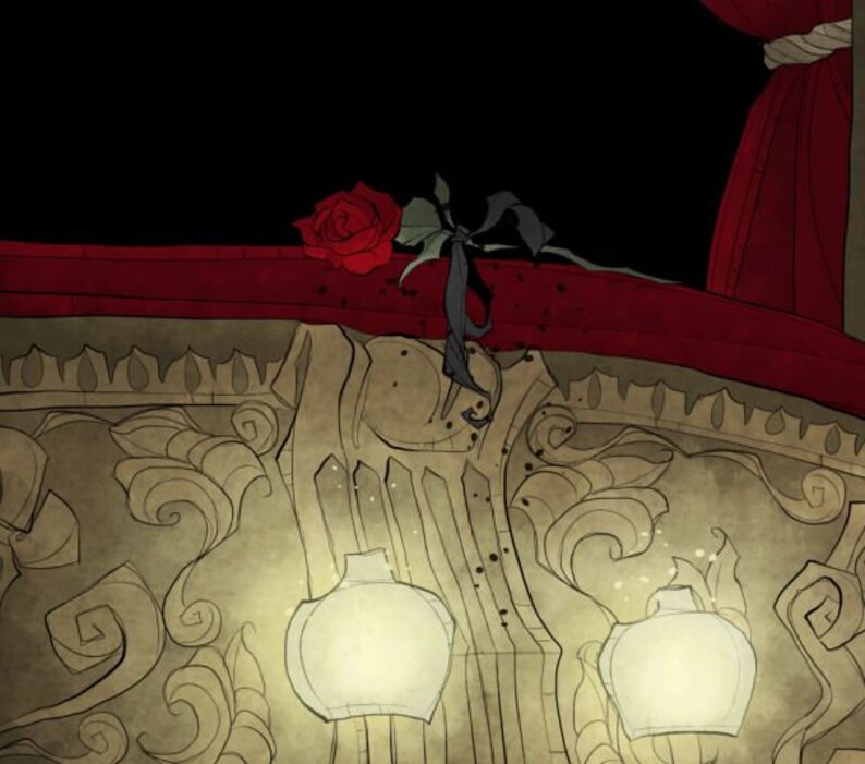 Phantom of the Opera / Box 5 / Box Five / Fan Art / Geek Art / | Etsy