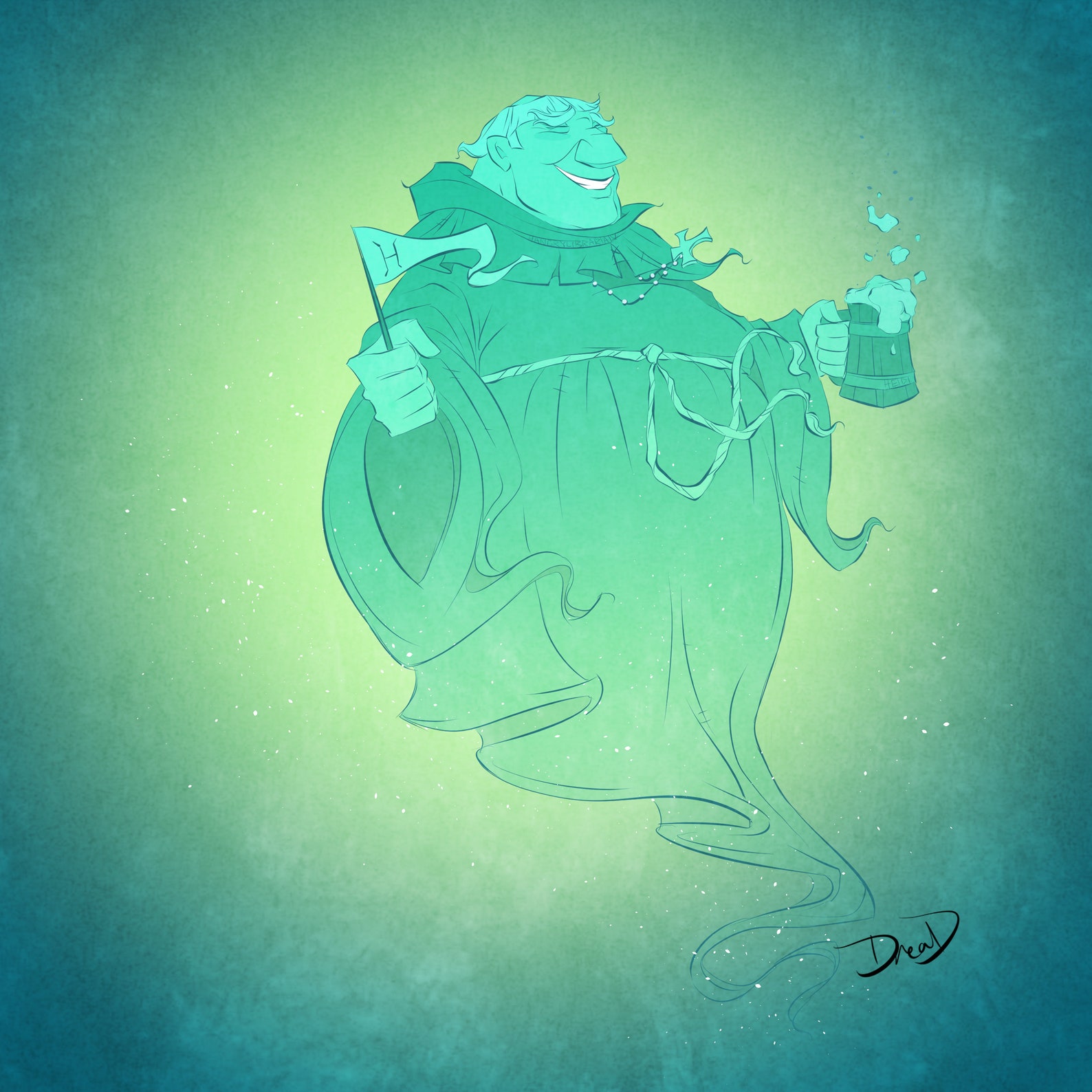 Limited Edition 14 / FF / Print / Ghost / Wizard / Magic / Fun - Etsy