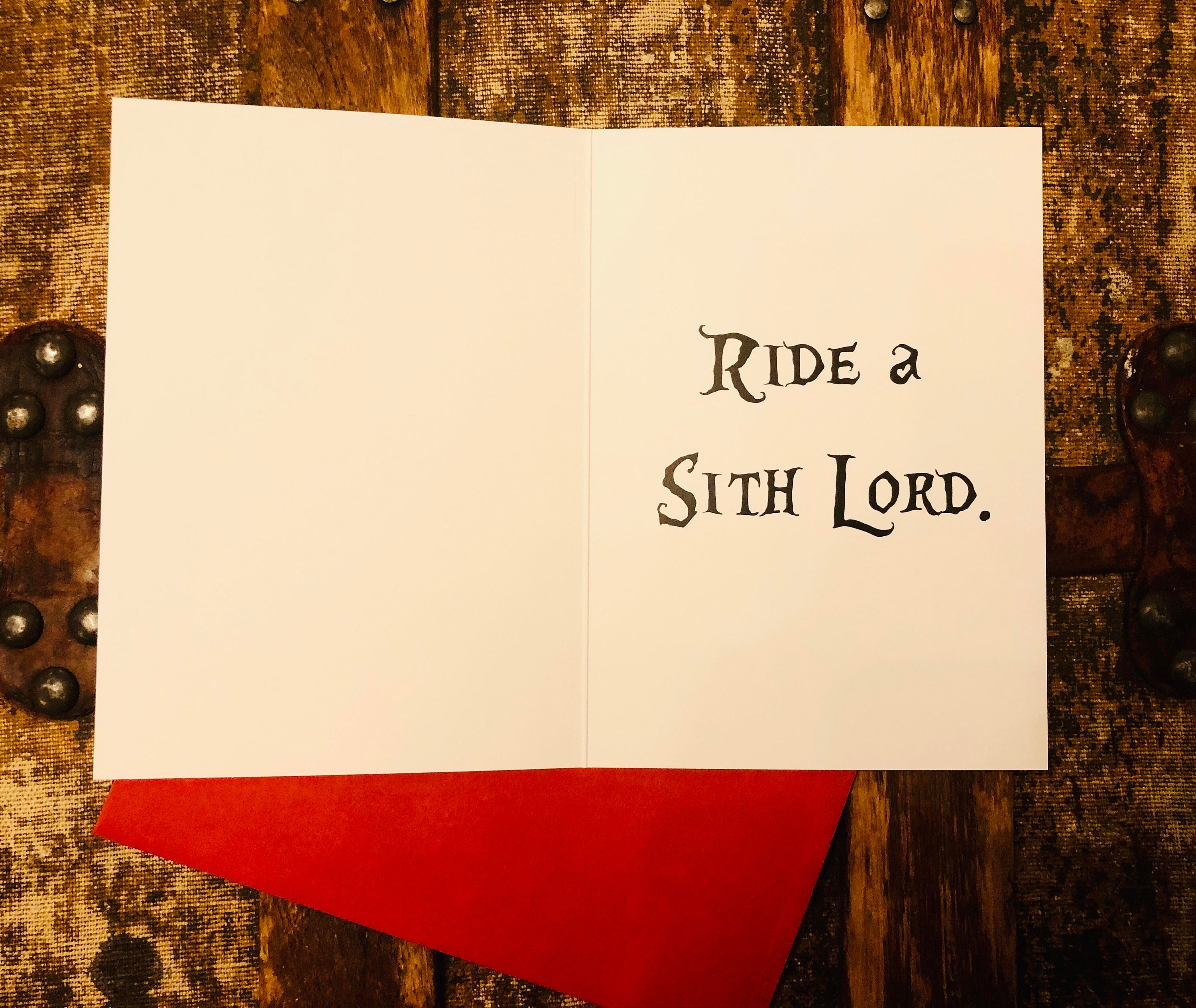 Dark Humor / Love / Card / Reylo / Spooky / Sith / Greeting / Gothic ...