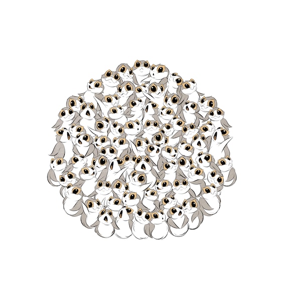 Pile of Porgs / Sticker / Vinyl / Waterproof / Decal / Fan Art | Etsy