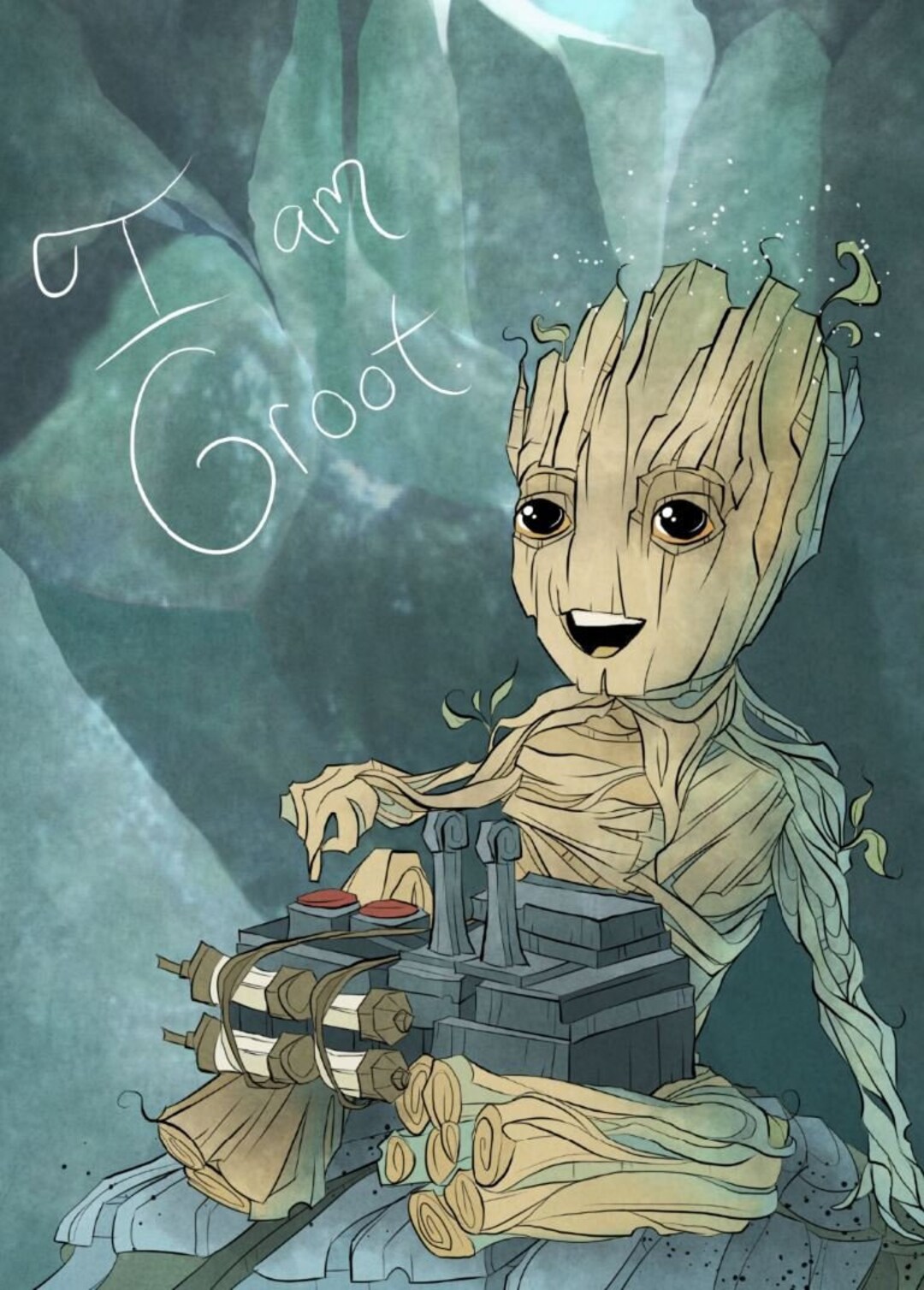 Groot / Guardians / Guardians of the Galaxy / Card / Greeting / Any ...