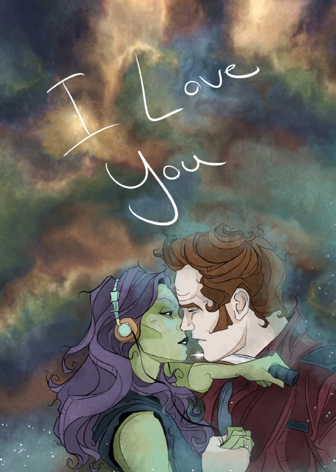 Love / Romantic / Card / Greeting / Guardians of the Galaxy / Gamora ...