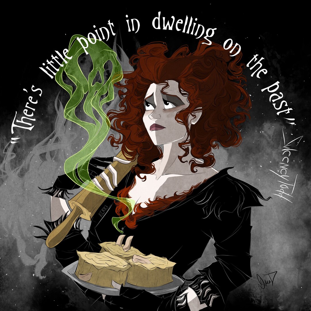 Limited Edition 12 / Spooky Inspo: Mrs. Lovett / Print / Gothic / Geeky ...