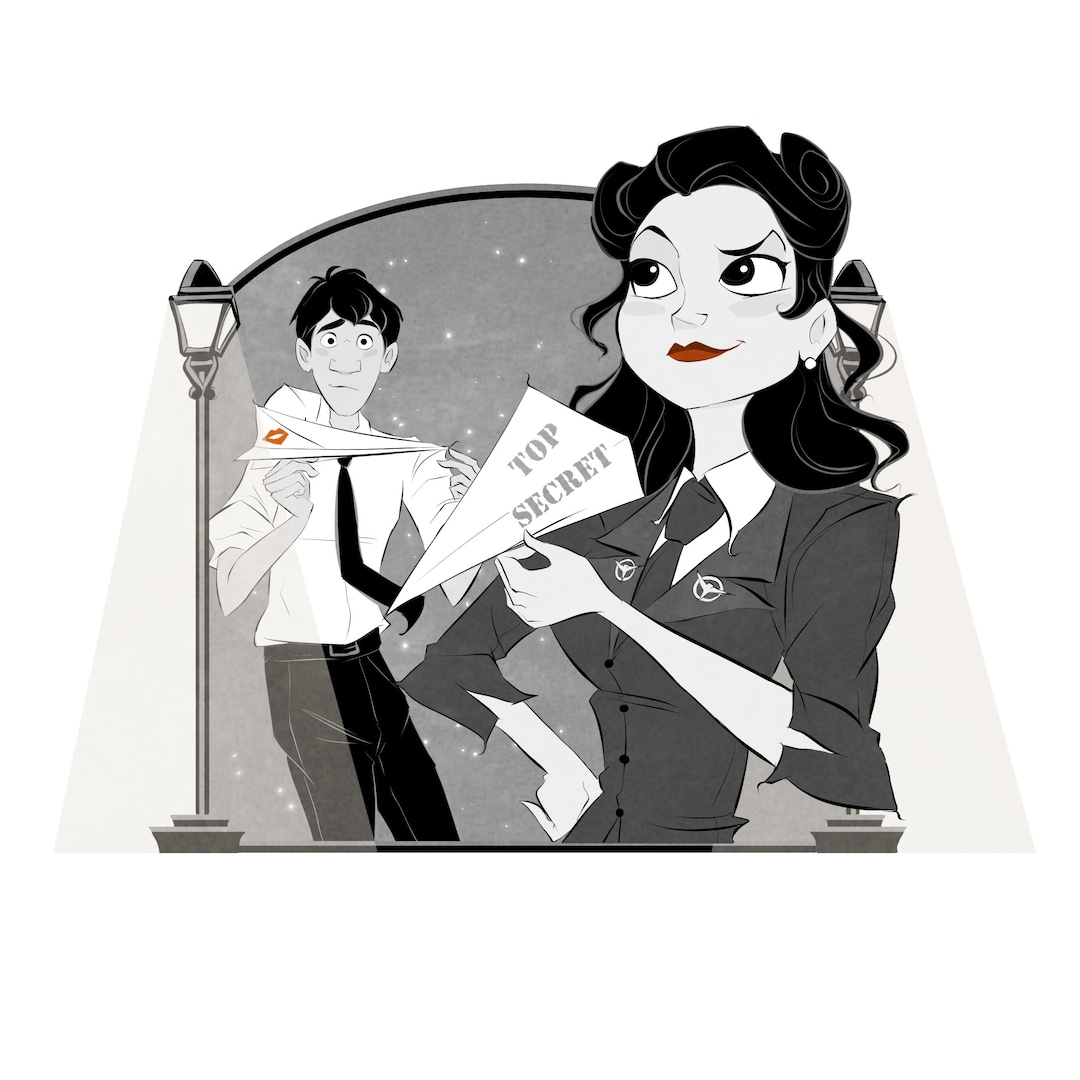 Paperman: Meg & George Noir / Sticker / Vinyl / Waterproof / Decal ...