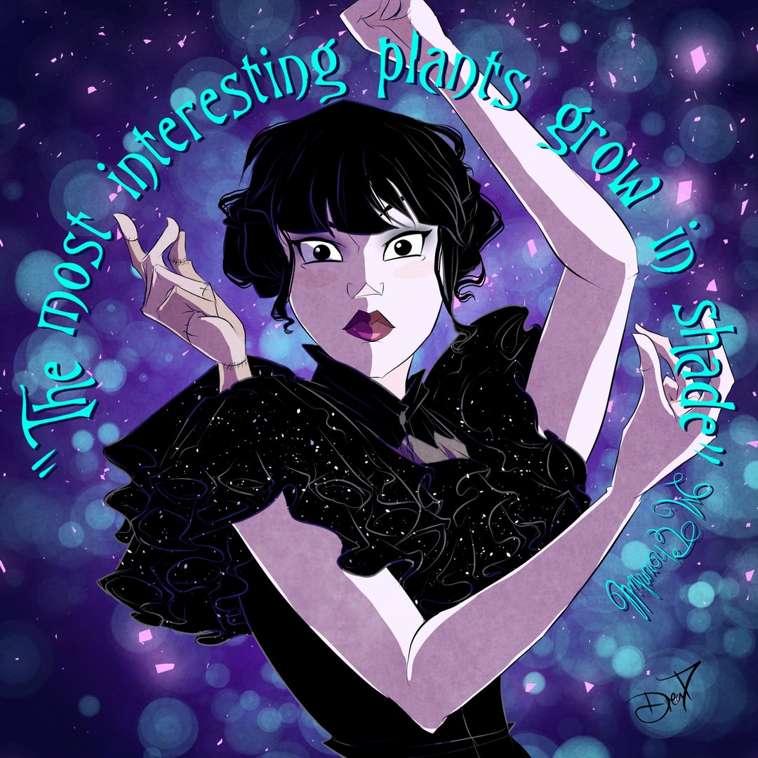 Limited Edition 18 / Spooky Inspo: Wednesday / Print / Art / Dance ...
