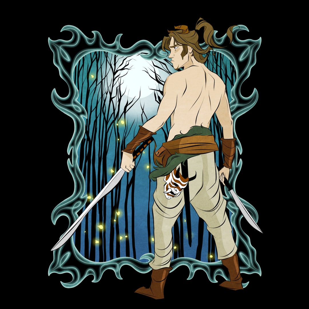 Limited Edition / Flynn / Oni / Warrior / Fan Art / Print / Japanese ...