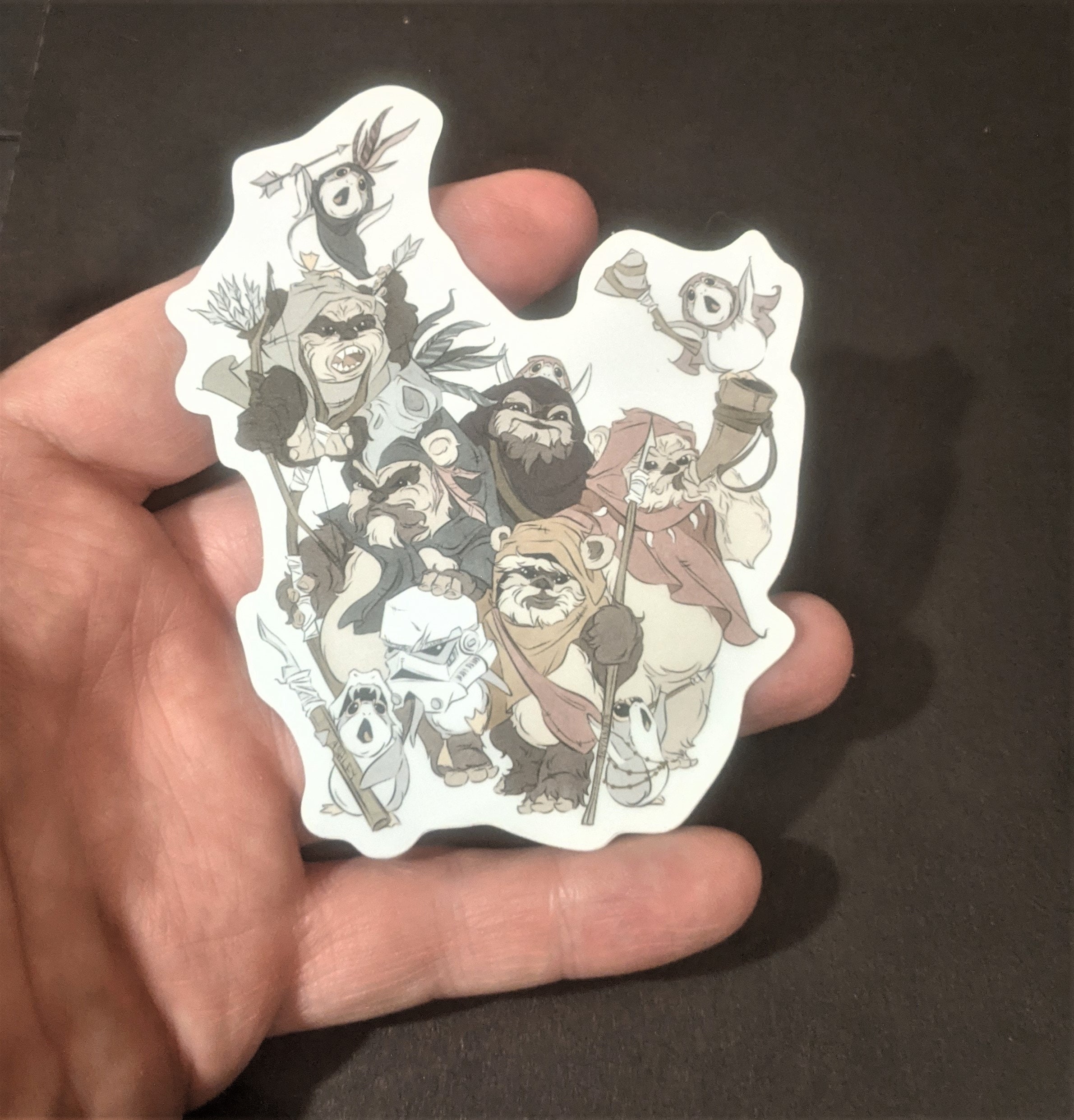 Ewoks / Porgs / Sticker / Vinyl / Waterproof / Decal / Fan Art - Etsy
