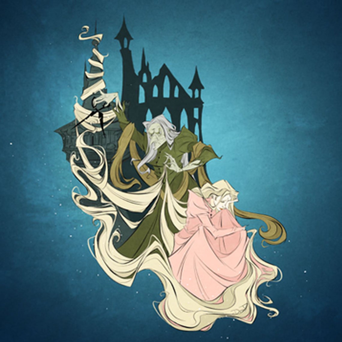 Limited Edition 10 / Twisted Fairy Tales: Rapunzel / Fan Art / | Etsy